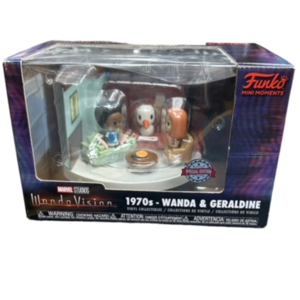 Pre-owned WandaVision 1970's Wanda & Geraldine Funko POP! Mini Moments ...